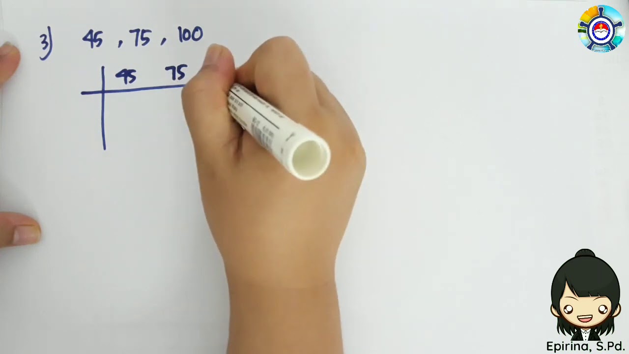 Revisi KPK dan FPB dengan Cara Tabel - YouTube