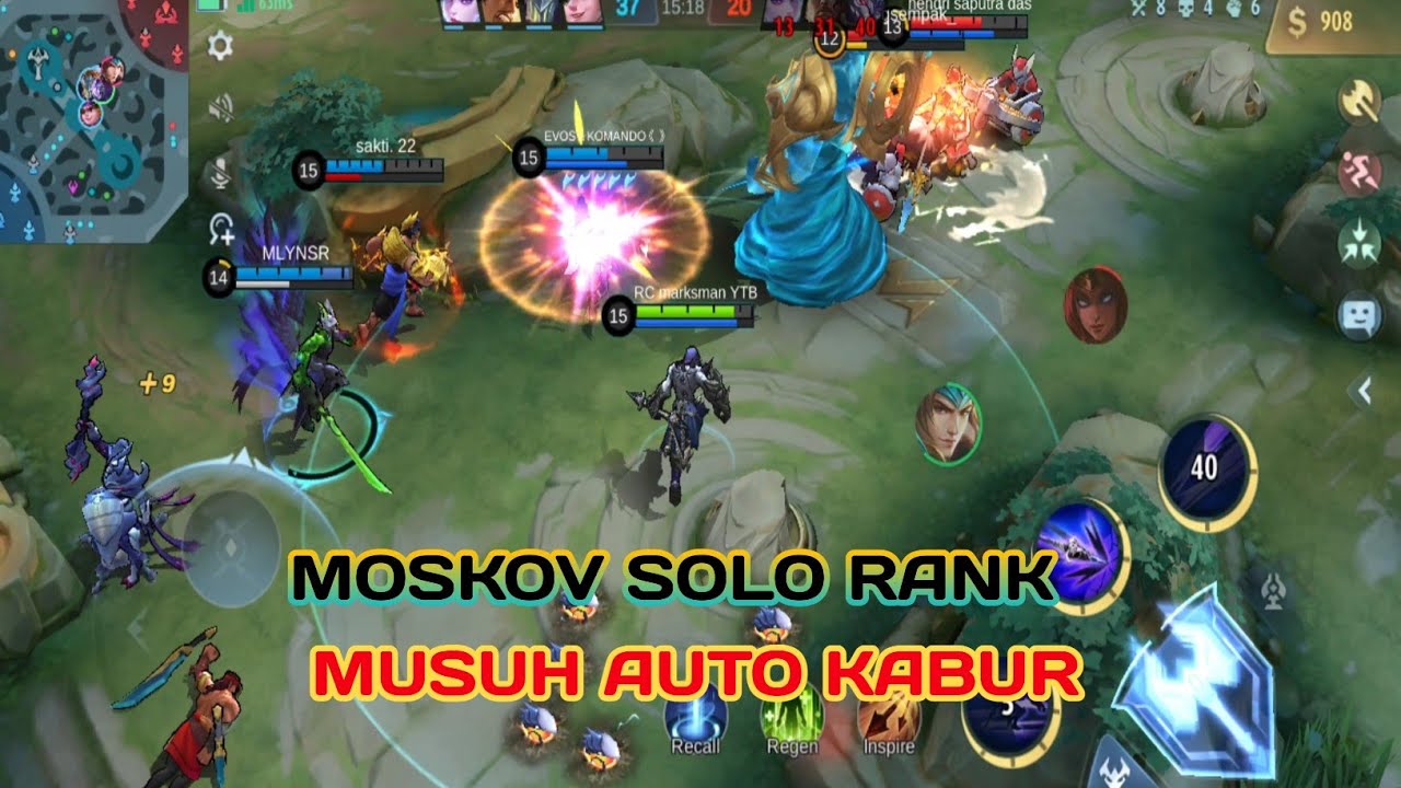 MOSKOV SOLO RANK - MobileLegends | MLBB | BUILD TOP GLOBAL MOSKOV | TOP ...