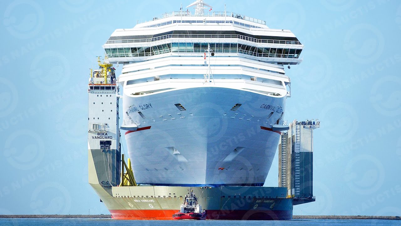 The World's LARGEST Heavy Lift Ship: Moving a Massive Ship with a Giant ...
