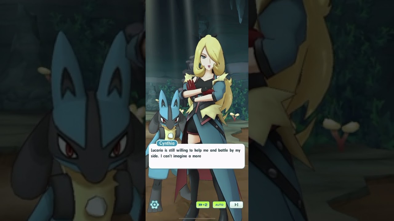 A Day with Sygna Suit Cynthia (Aura) | Pokémon Masters EX - YouTube