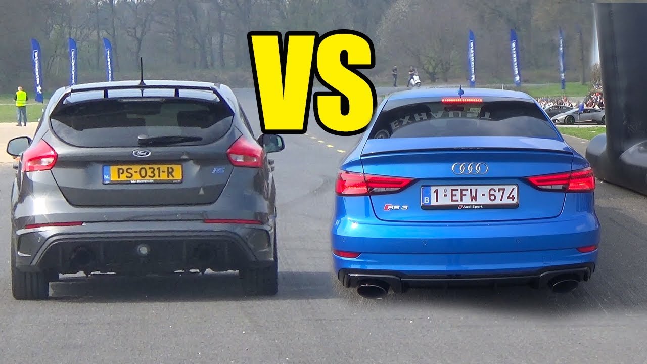 AUDI RS3 vs FORD FOCUS RS 🔥🚀DRAG RACE🚀🔥 - YouTube