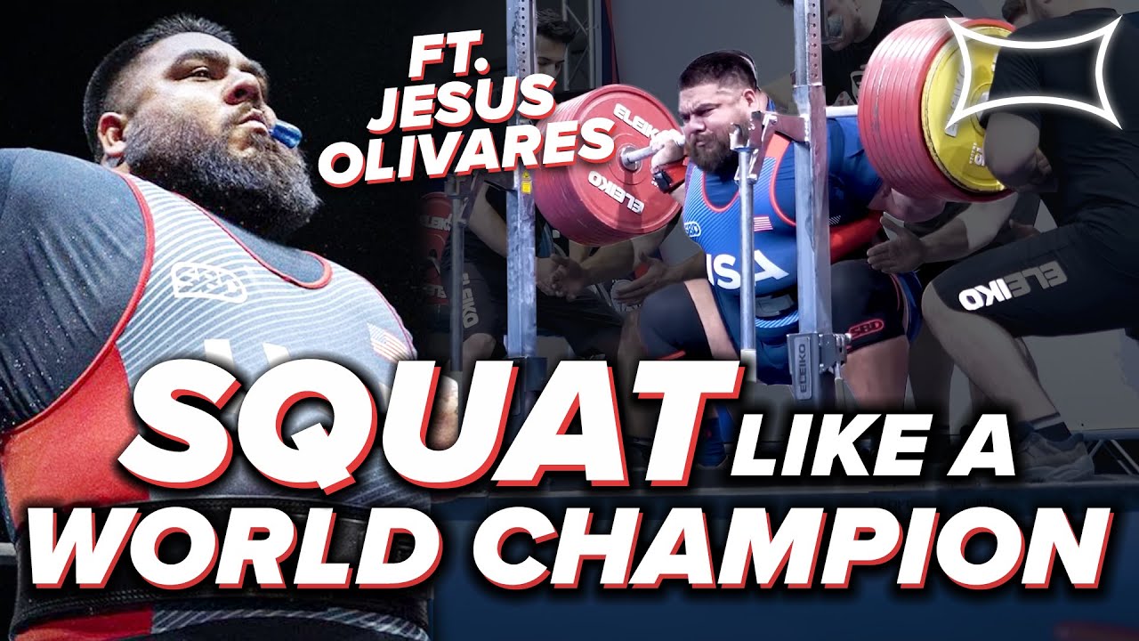 World Champion Jesus Olivares Breaks Down How to Squat - YouTube