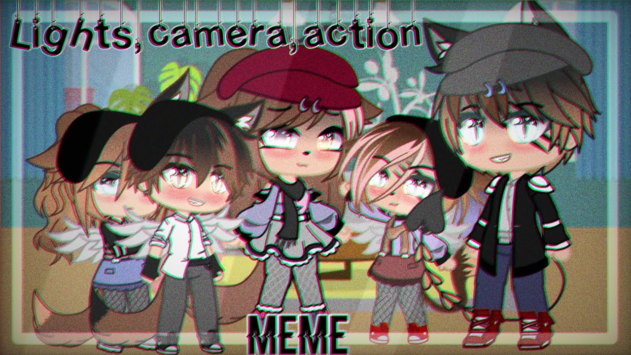 ⭐¡Lights,camera,action!⭐ meme//Gacha club//pasado de los trillizos ...