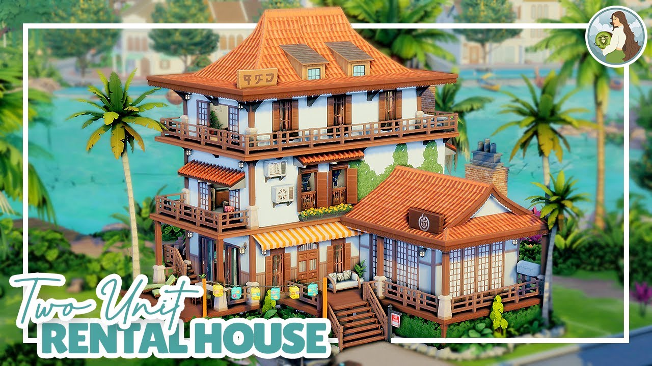 2 Unit "For Rent" Rental House! 😍 | Speed-build | The Sims 4 - YouTube