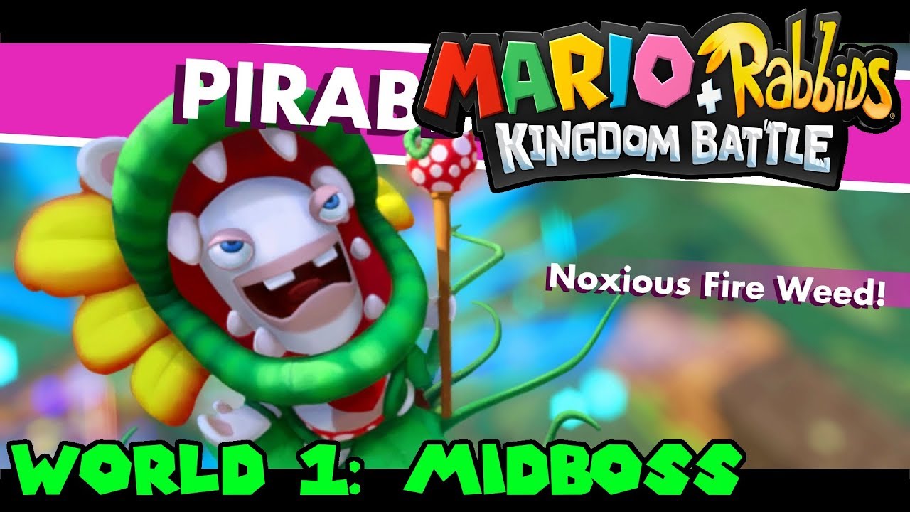 Mario + Rabbids Kingdom Battle - World 1-5: Mid-Boss! - YouTube