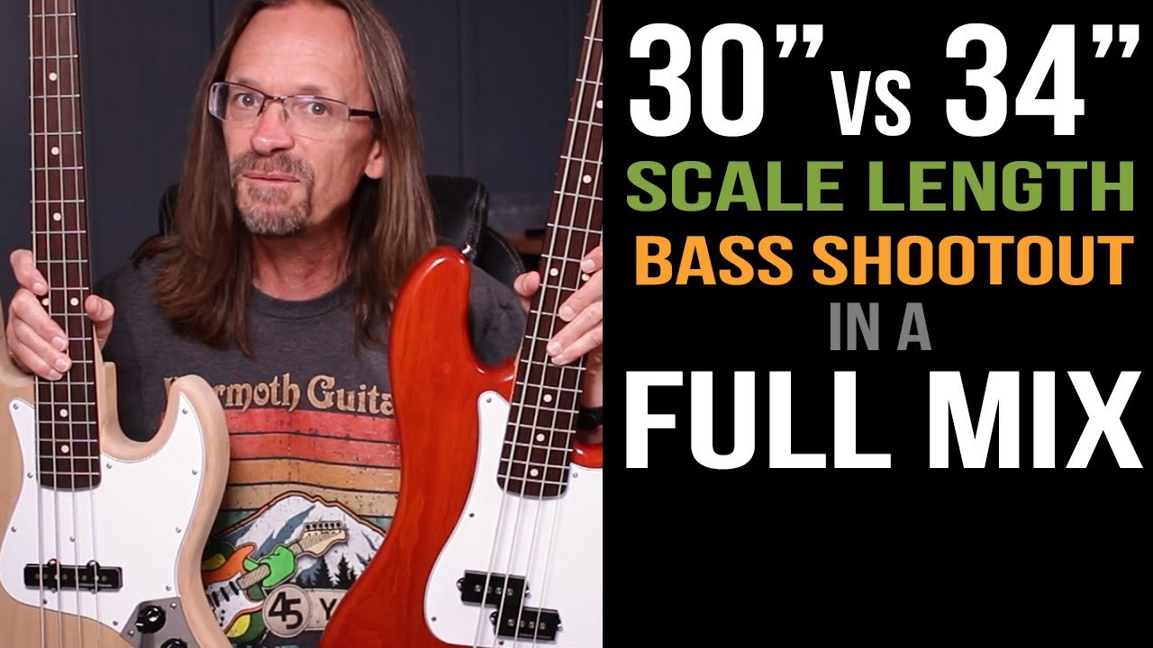 30" vs 34" scale bass FULL MIX showdown! - YouTube