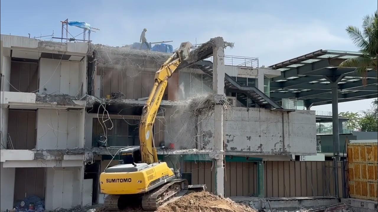DEMOLITION - STRUCTURE CRUSHING - YouTube