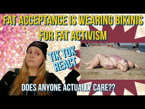 Fat Acceptance Wears Bikinis for FAT ACTVISM (No One Cares) | Fat Reacts - YouTube
