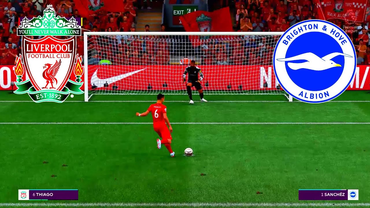 Liverpool Vs Brighton (Penalty) Ft.Darwin Núñez,Kante,Salah |Premier ...