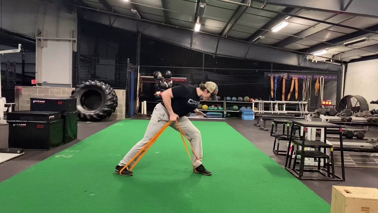 Single arm banded rows - YouTube