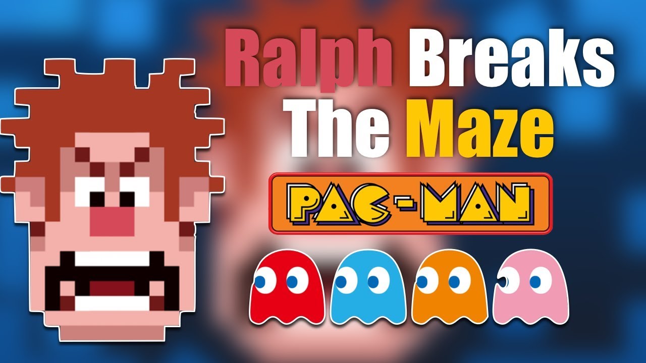 Ralph Breaks the Maze - Wreck It Ralph Pac-Man Game - Ralph Breaks the ...