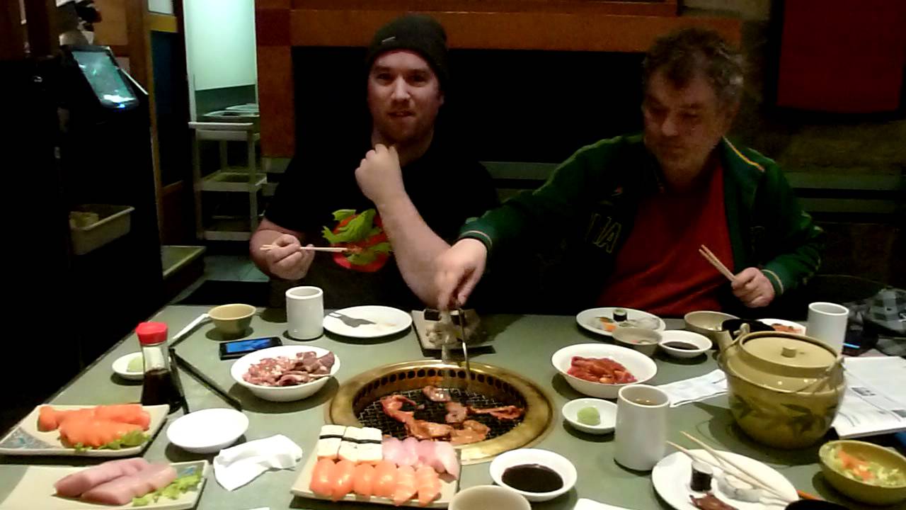 1 Peter Davies and Richard Czaban of AHA MEDIA at Shabusen Restaurant ...