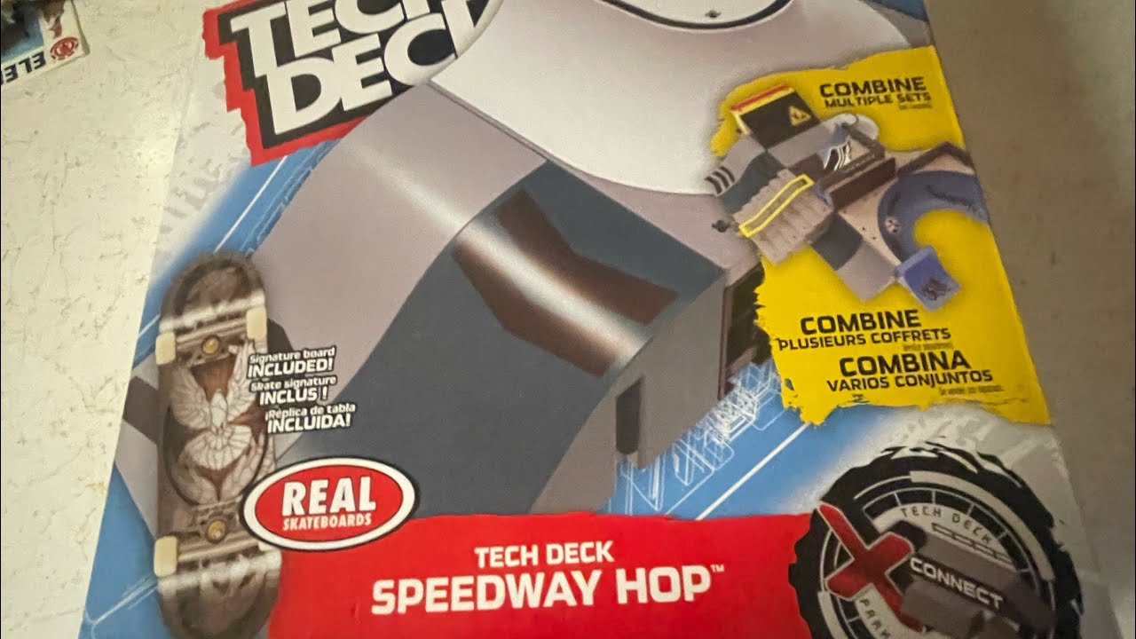 Tech deck speedway hop - YouTube