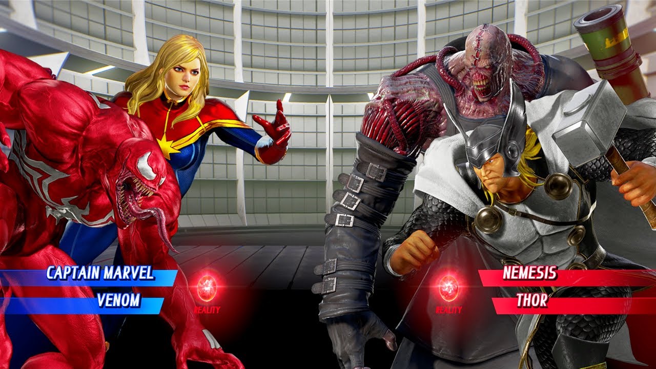 Captain Marvel & Carnage VS Thor & Nemesis (Very Hard) - Marvel vs ...