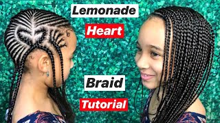 Lemonade Heart Braids Tutorial | Doovi