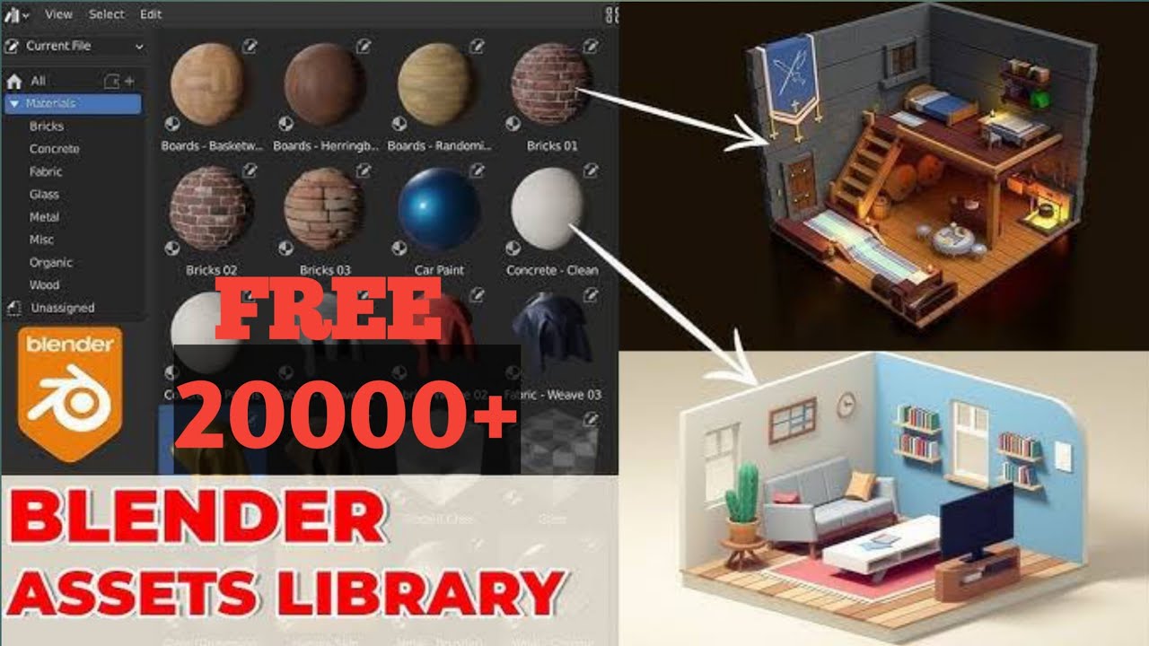 20000+ FREE ASSETS FOR BLENDER! ||Blender Kit Addon || VFX.Nawabzade ...