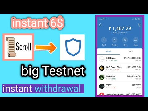 Scroll Alpha Testnet airdrop ! boomland BGEM token airdrop ! pantos ...