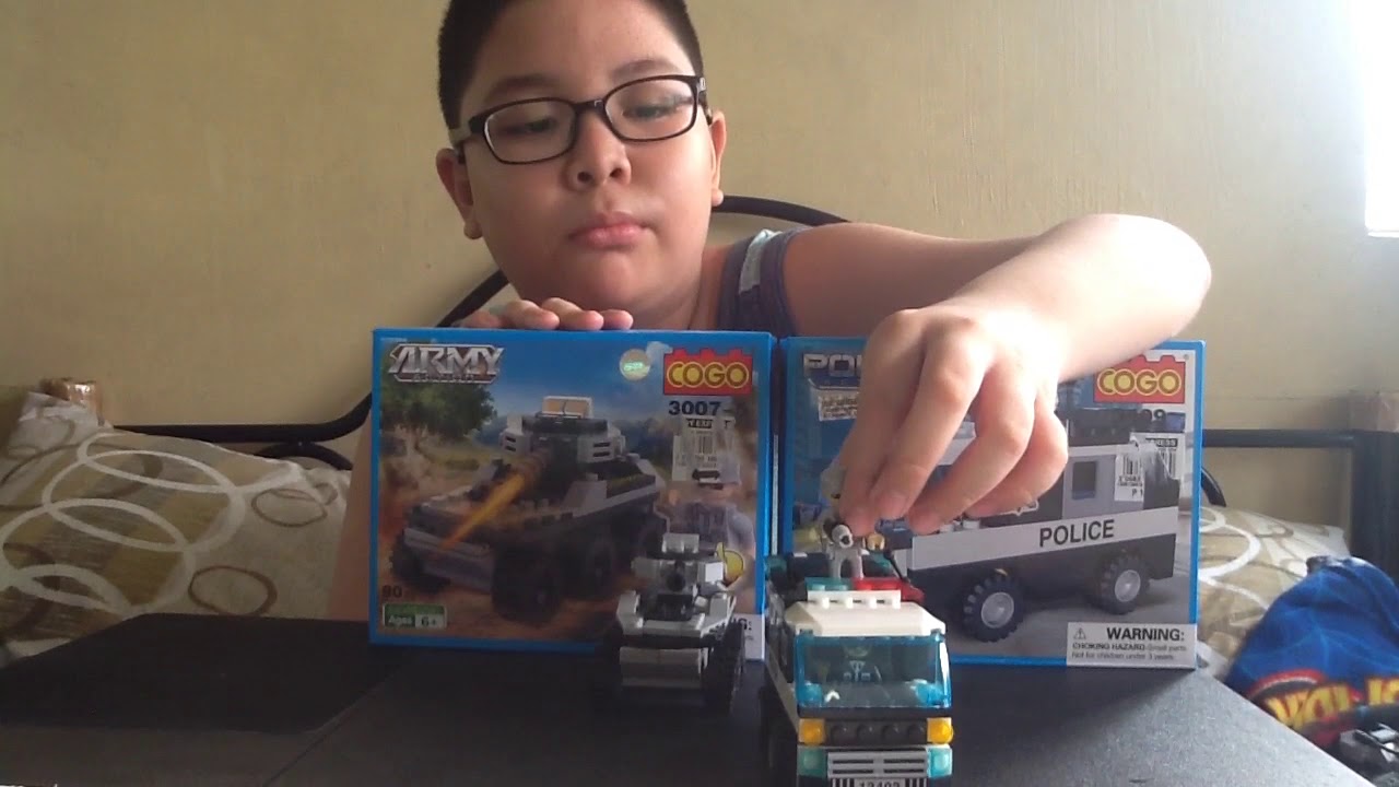 COGO POLICE ACTION 3 in 1 set of 5 box (unboxing and assembling ...