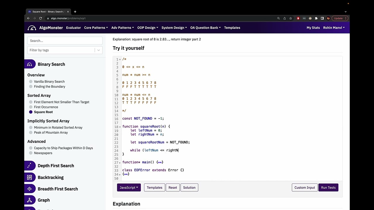 Square Root Javascript YouTube Square Root Javascript YouTube
