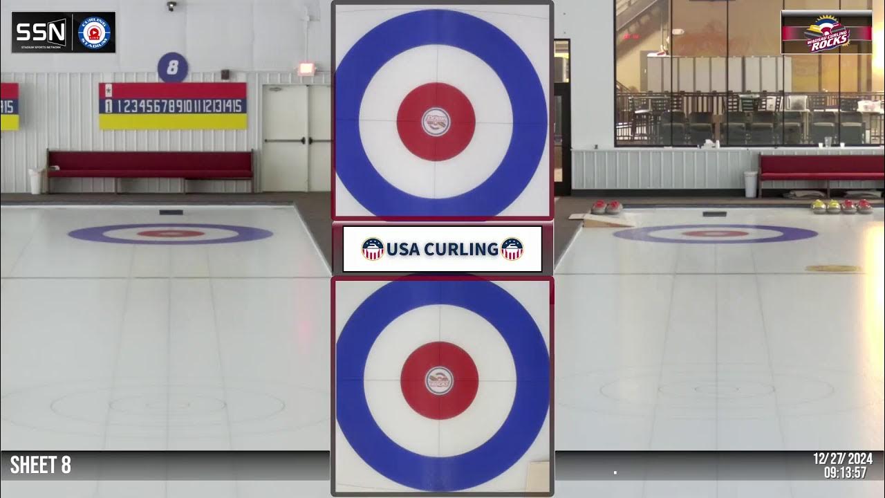Curling Stadium Wausau Sheet 8 12-27-24 - YouTube