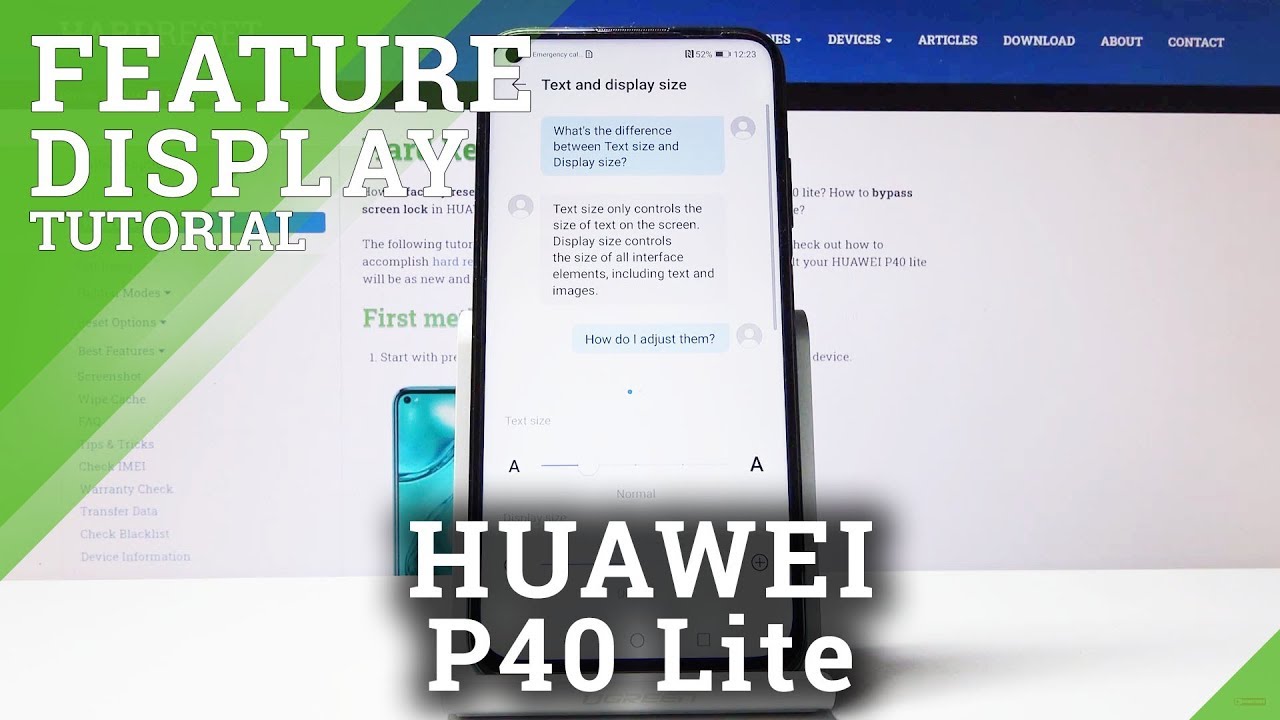 How To Customize Text And Display In HUAWEI P40 Lite Personalize Display YouTube how-to-customize-text-and-display-in-huawei-p40-lite-personalize-display-youtube