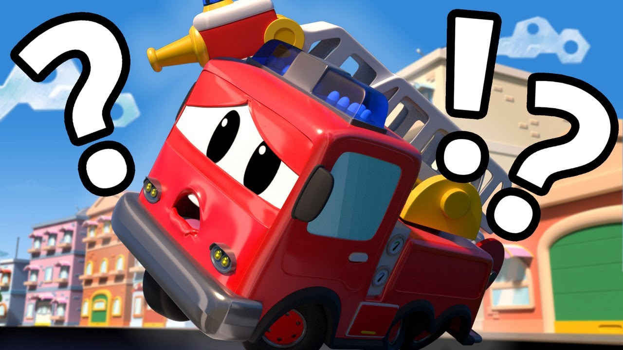 Çocklar için Kamyon çizgi filmleri Sürper YAYLI kamyon İTFAİYE ...