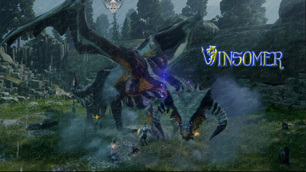 Vinsomer Dragon battle HD dragon age inquisition - YouTube