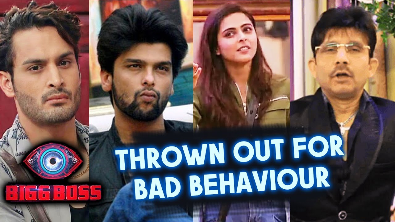 TOP 10 Ex Bigg Boss Contestants Who Were Thrown Out For Bad Behaviour ...