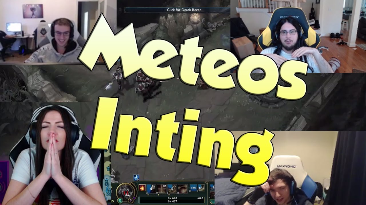 METEOS INTING! - LoL Funny Stream Moments #25 - YouTube