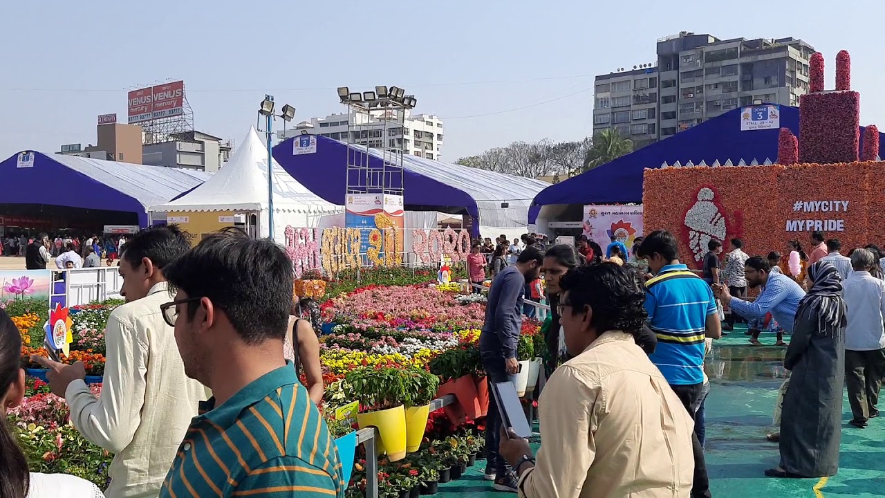 Flowers & Book fair in Surat - YouTube