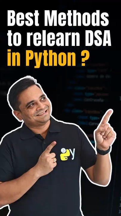Best Ways to Relearn DSA in Python #pythondsa #algorithms #datastructures #ytshorts #techskills ...