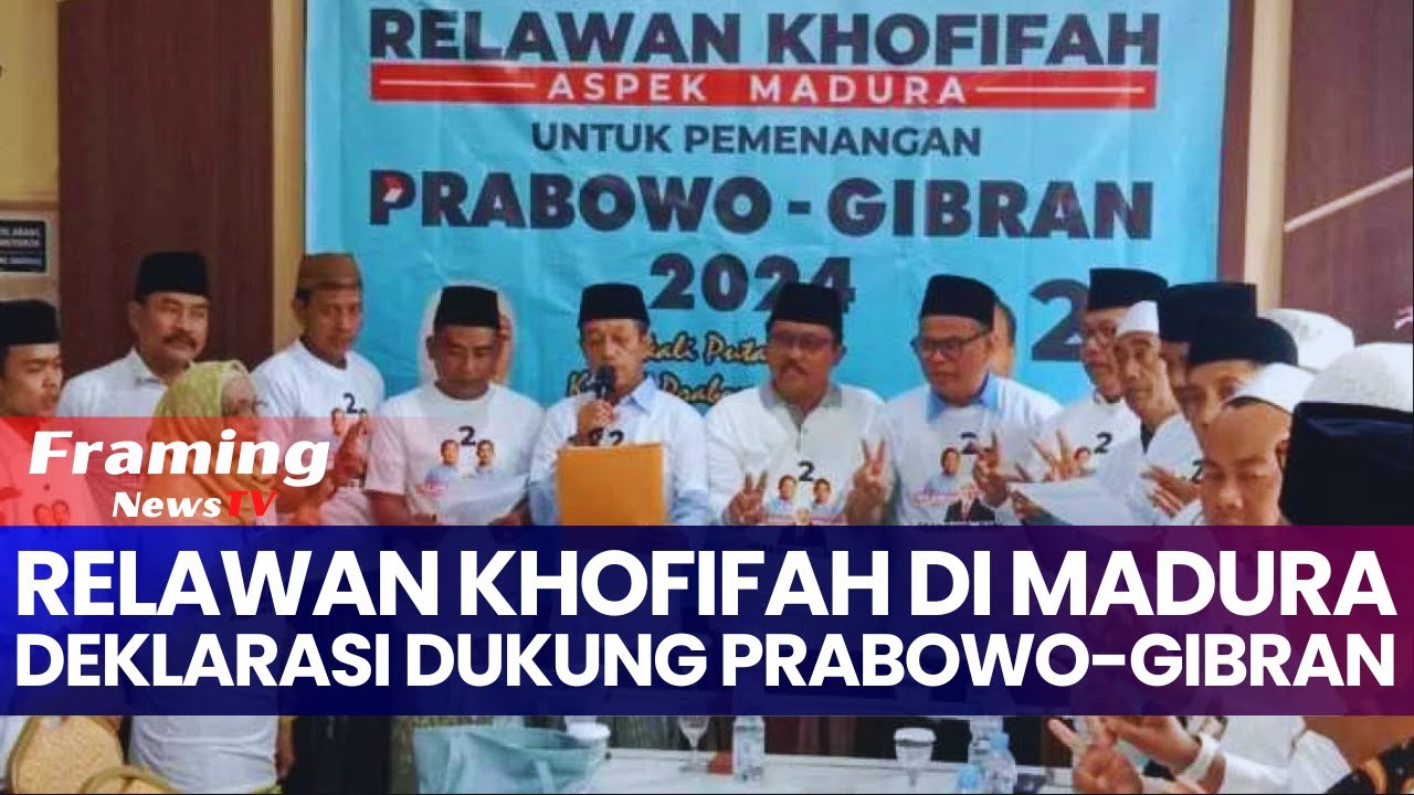Relawan Khofifah Aspek Madura Bersatu Dukung Prabowo Gibran Menang Satu