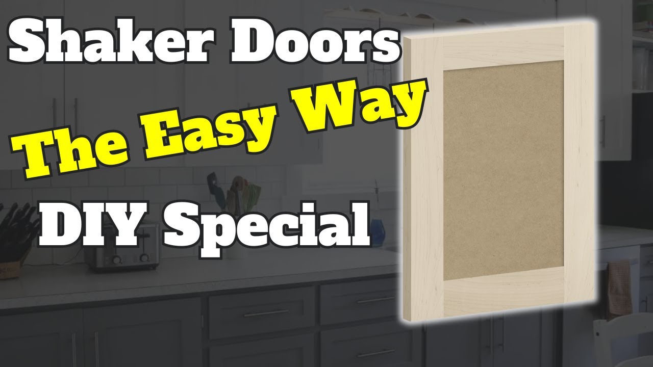 Unlock the Secret to Easy MDF Shaker Drawers and Doors - YouTube
