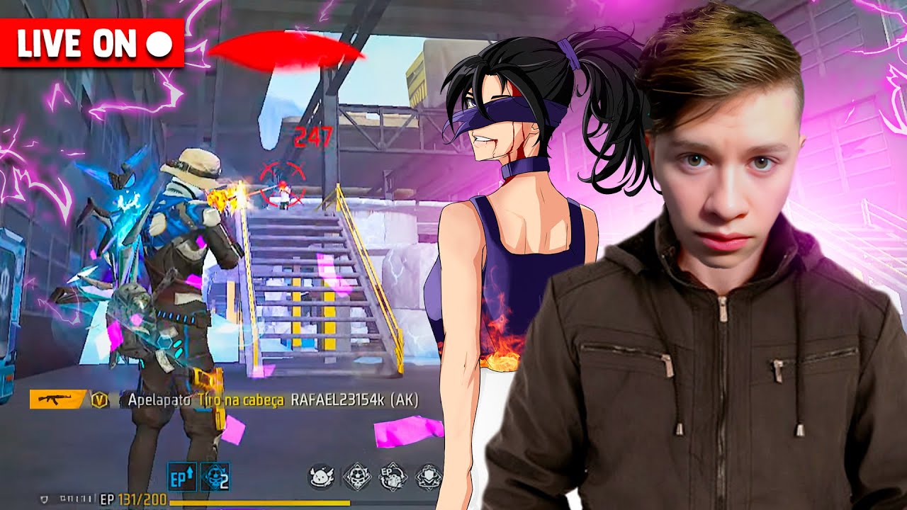 FREE FIRE E TERROR, DIA 10 🏆 APELAPATO LIVE ON 💙 SOLO RANKED - YouTube