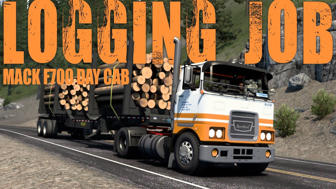 Mack F700 Day Cab. Logging Job. Idaho. American Truck Simulator - YouTube