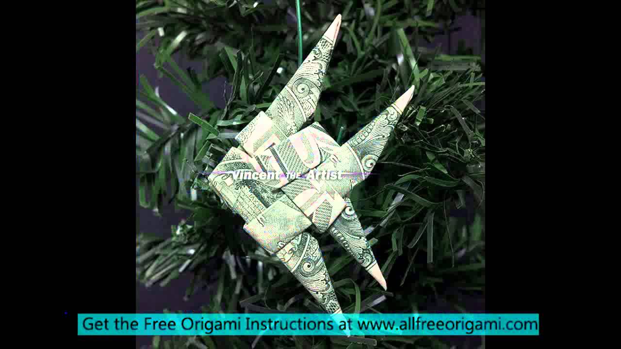 money origami fish - YouTube