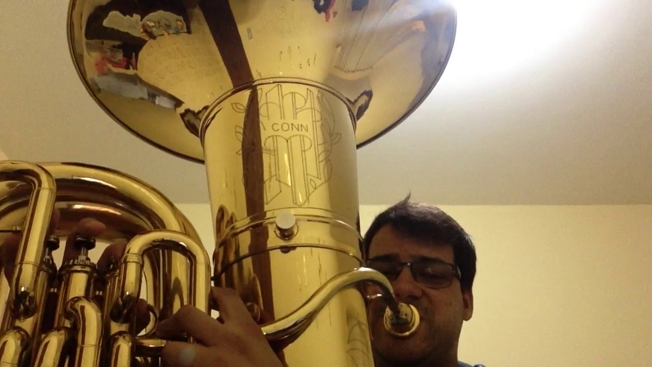 Hino 164 Hinário 5 Tuba Conn 20j André Marques - YouTube