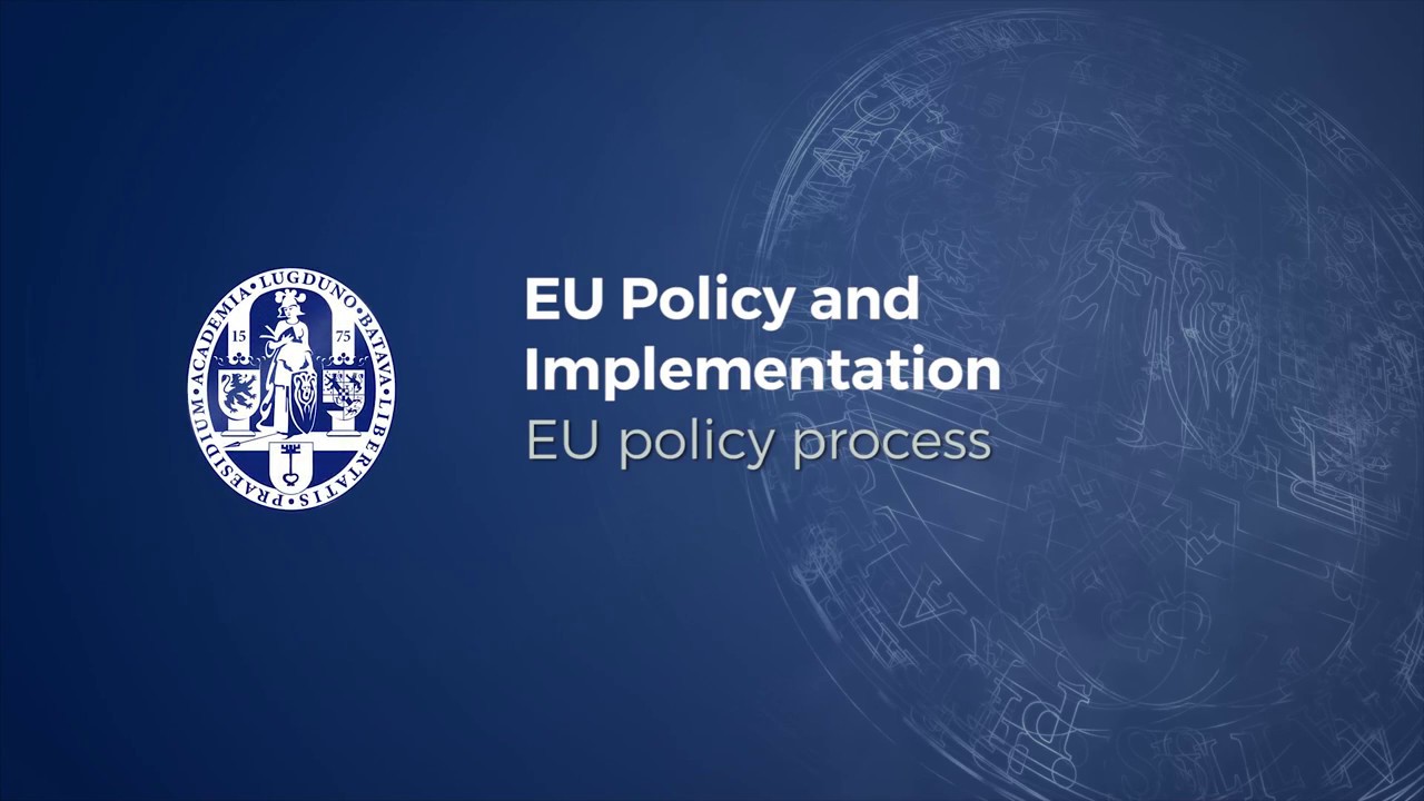 EU policy and implementation -1.3 The European policy process - YouTube