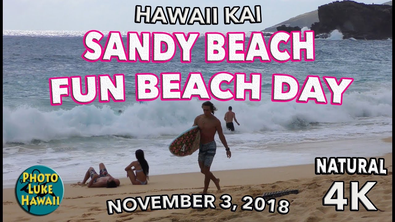 Sandy Beach Fun Beach Day Natural 11/3/2018 - YouTube
