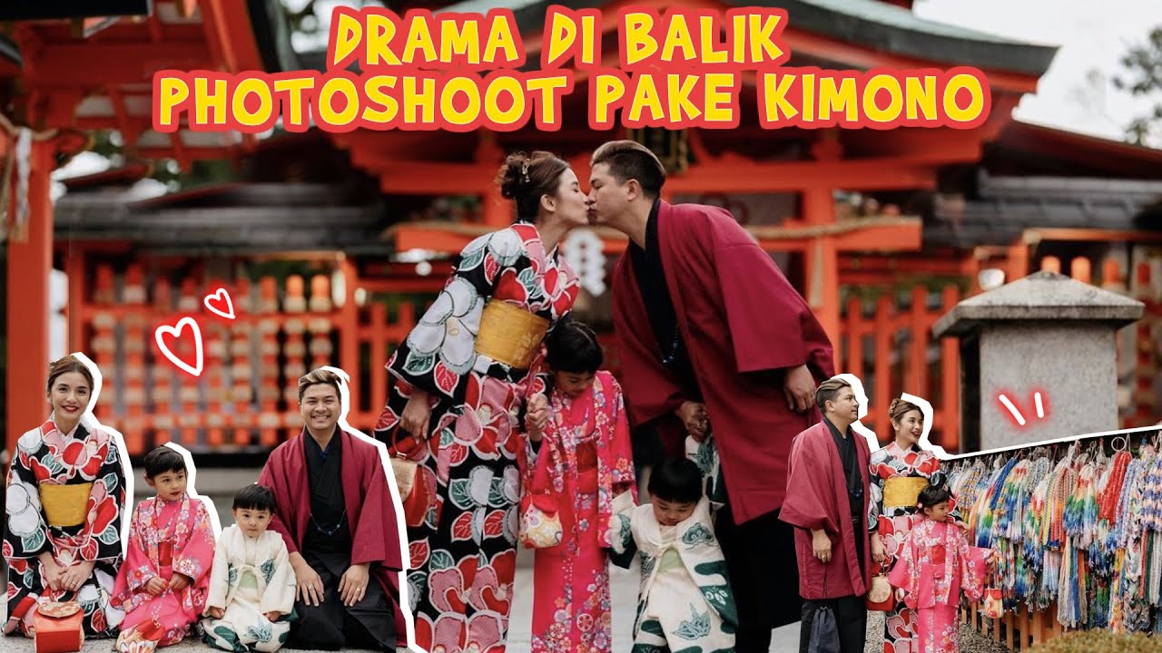 PHOTOSHOOT PAKE KIMONO BANYAK DRAMANYA !!! - YouTube