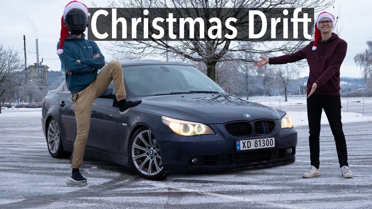Greg Stole my BMW E60 525d! Christmas Snow Drift - YouTube