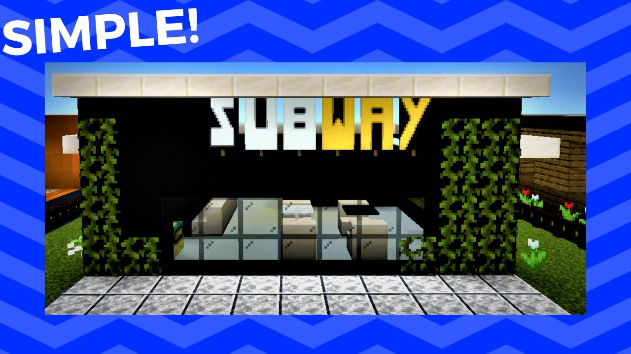 Minecraft Subway Restaurant