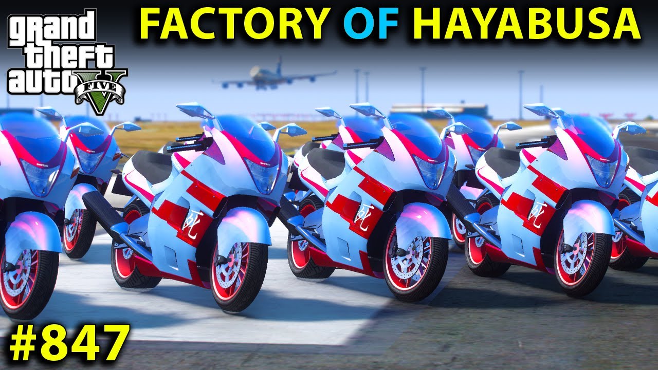 GTA 5 : World's Biggest Factory of HAYABUSA | GTA 5 GAMEPLAY #847 - YouTube