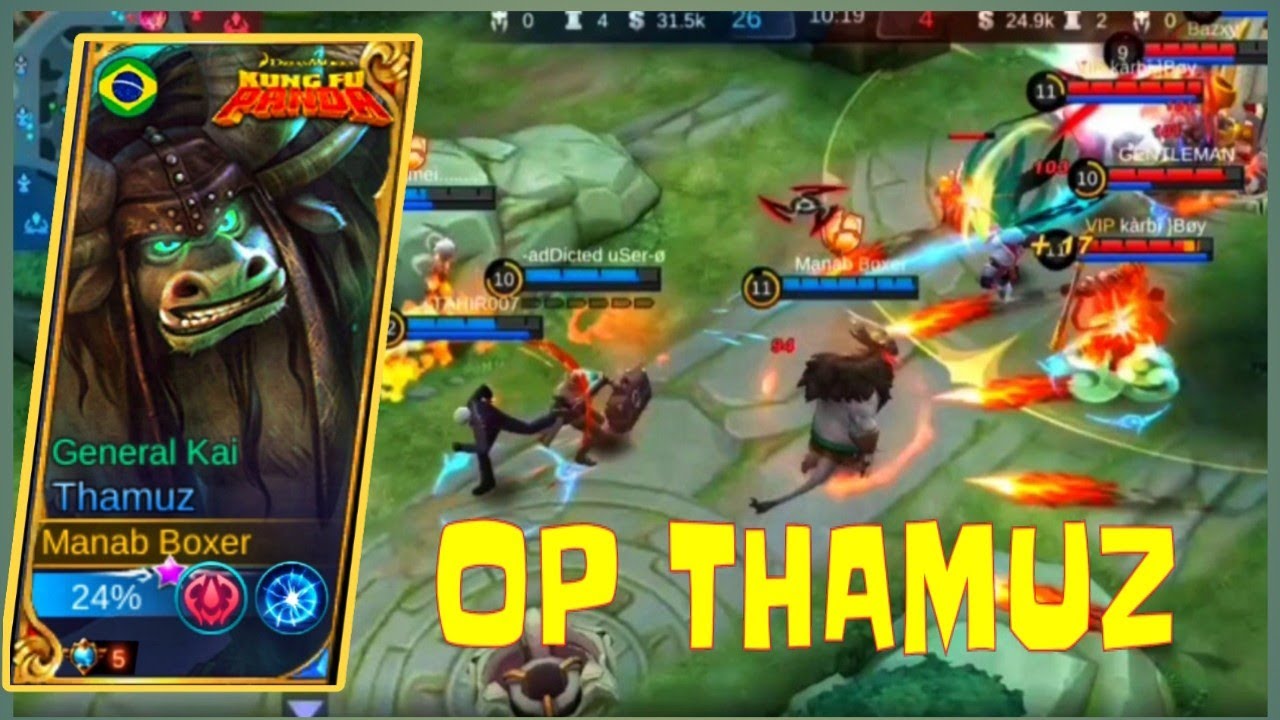 THAMUZ GENERAL KAI RANKED GAMEPLAY |THAMUZ BEST BUILD 2022~TOP 1 GLOBAL THAMUZ GAMEPLAY ~MLBB ...