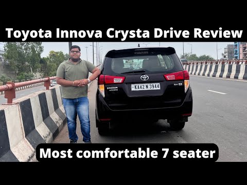 Toyota Innova Crysta Drive Review | The real 7 seater | Innova Crysta ...