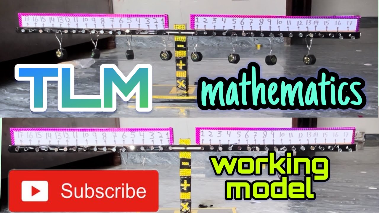 🇮🇳🙏🇮🇳TLM mathematics working model easy to method model, #subscribe # ...