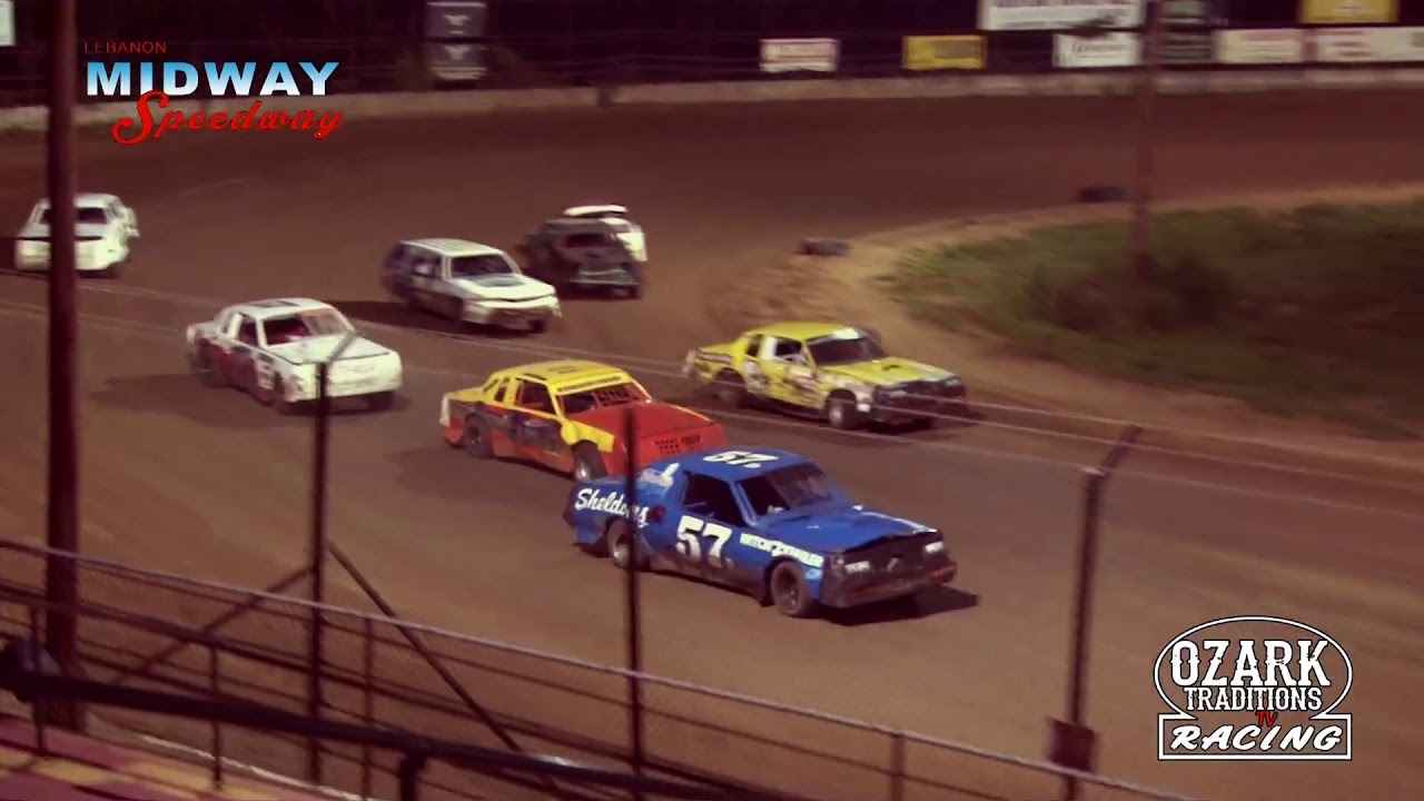 MIDWAY SPEEDWAY - PURE STOCK - FEATURE RACE - 8-2-19 - YouTube
