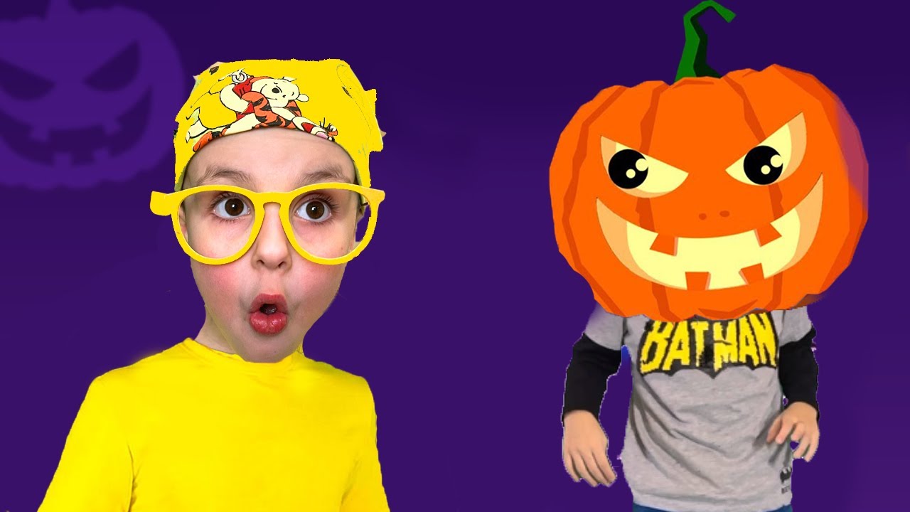 Halloween Pumpkin Challenge | Platon and Alexa Kids Songs - YouTube