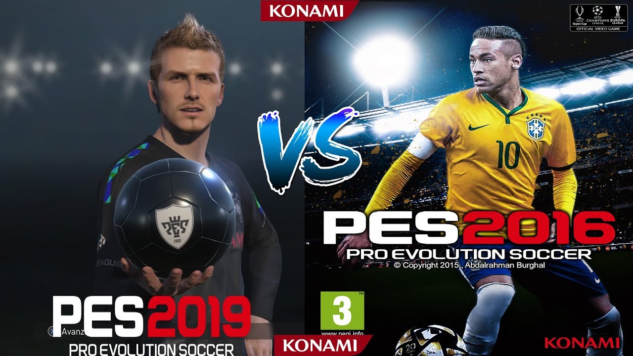 PES 2019 vs PES 2016 [TRAILER COMPARISON MyClub By PES 19] - YouTube
