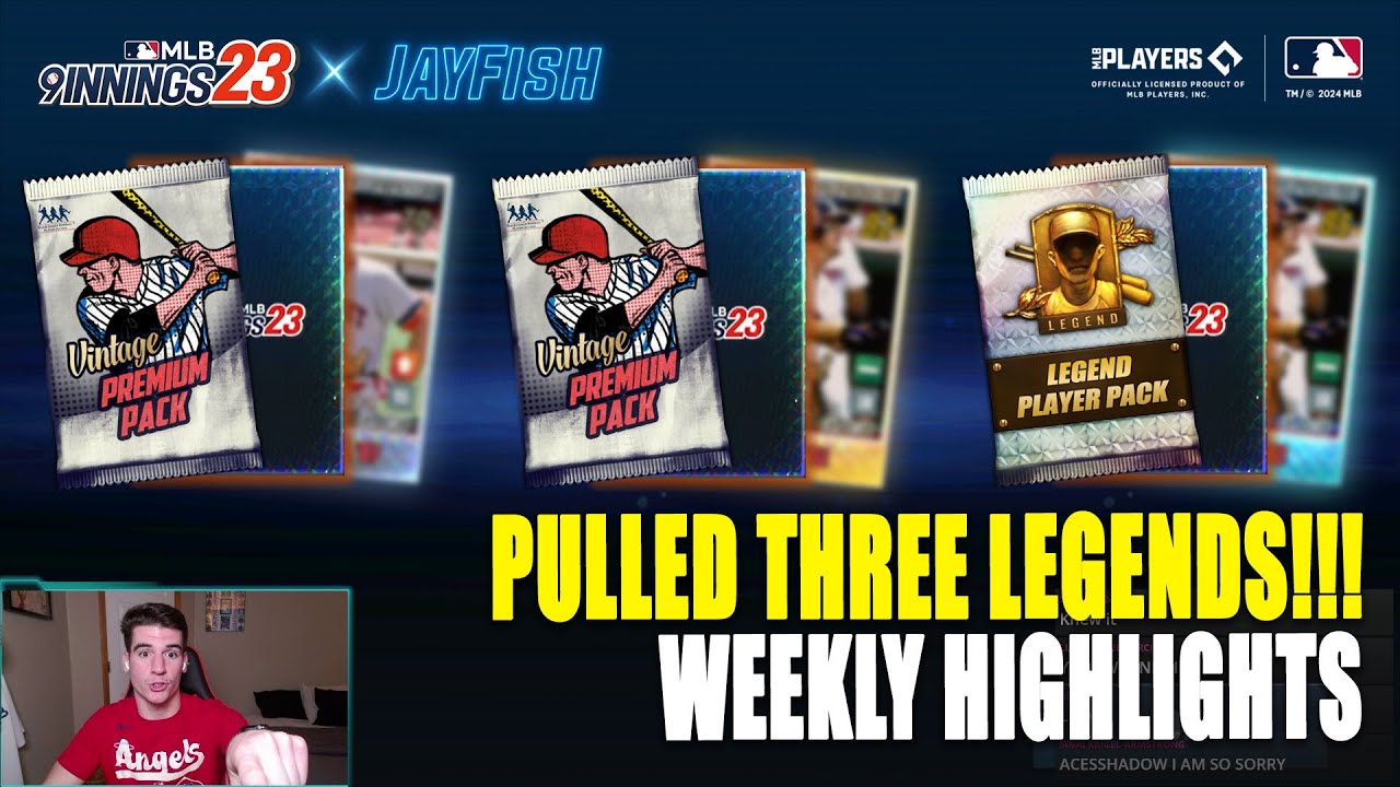 MLB 9 Innings 23 | Pulled 3 Legends In A Day!!! | Weekly Highlights ...